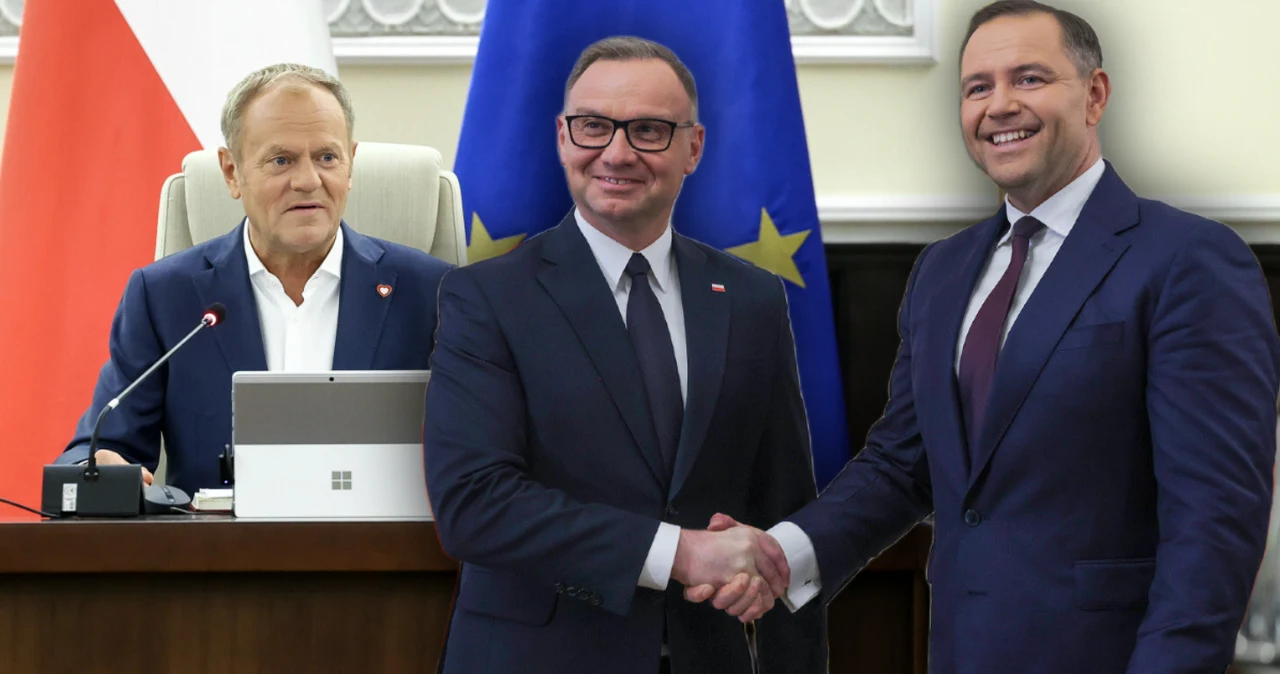 Andrzej Duda. Prezydent uderza w Donalda Tuska. "Rzadko mówi prawdę" - Wydarzenia w INTERIA.PL