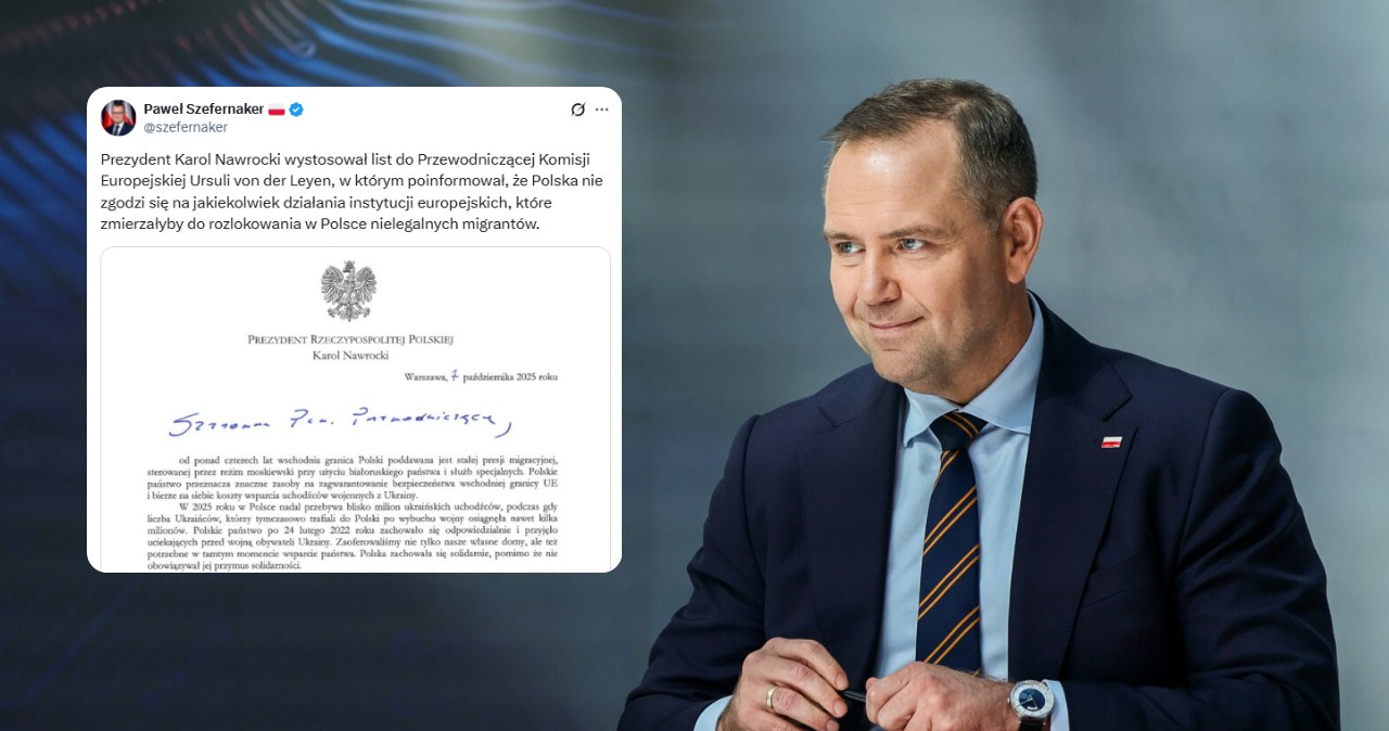Prezydent Karol Nawrocki napisał list do szefowej KE. "Polska nie zgodzi się" - Wydarzenia w ...