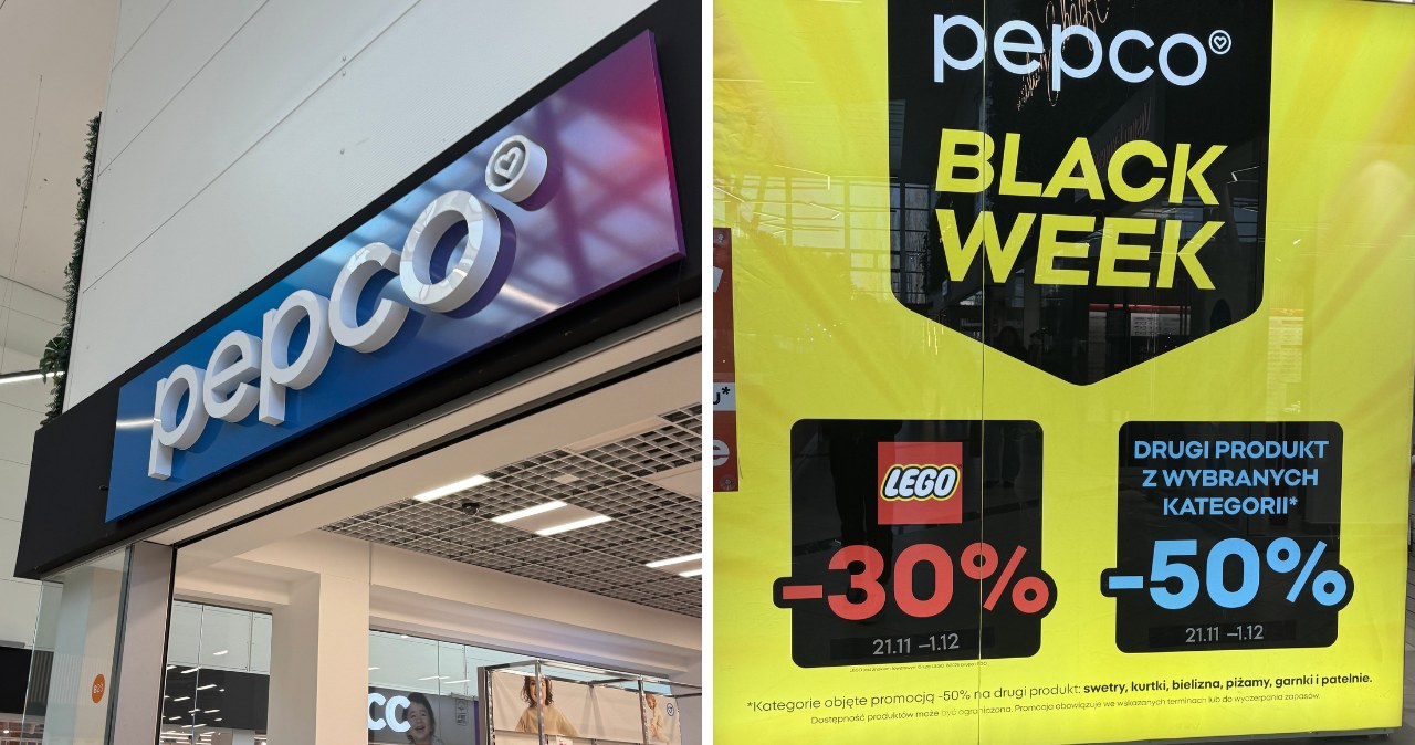 Black Week w Pepco – LEGO i zimowe ubrania nawet 50% taniej - Taniomam ...