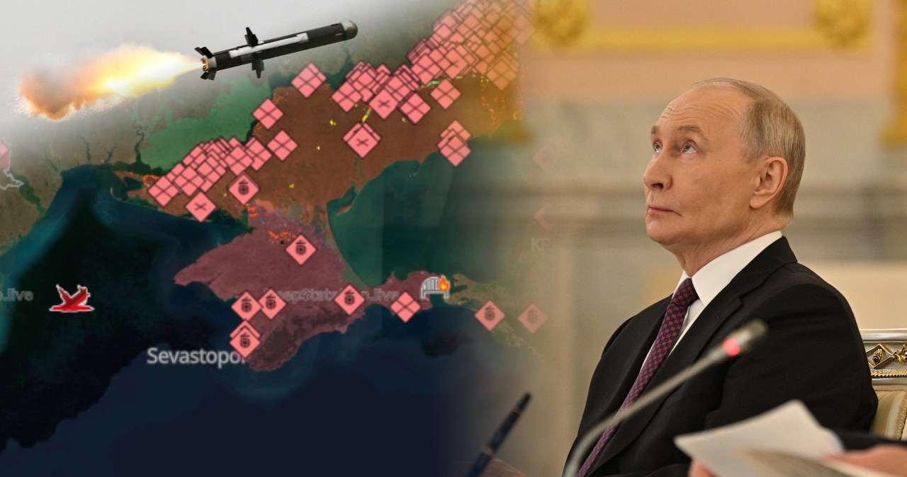 Wojna na Ukrainie. Rosja atakowana na Krymie. Kreml traci cierpliwość ...