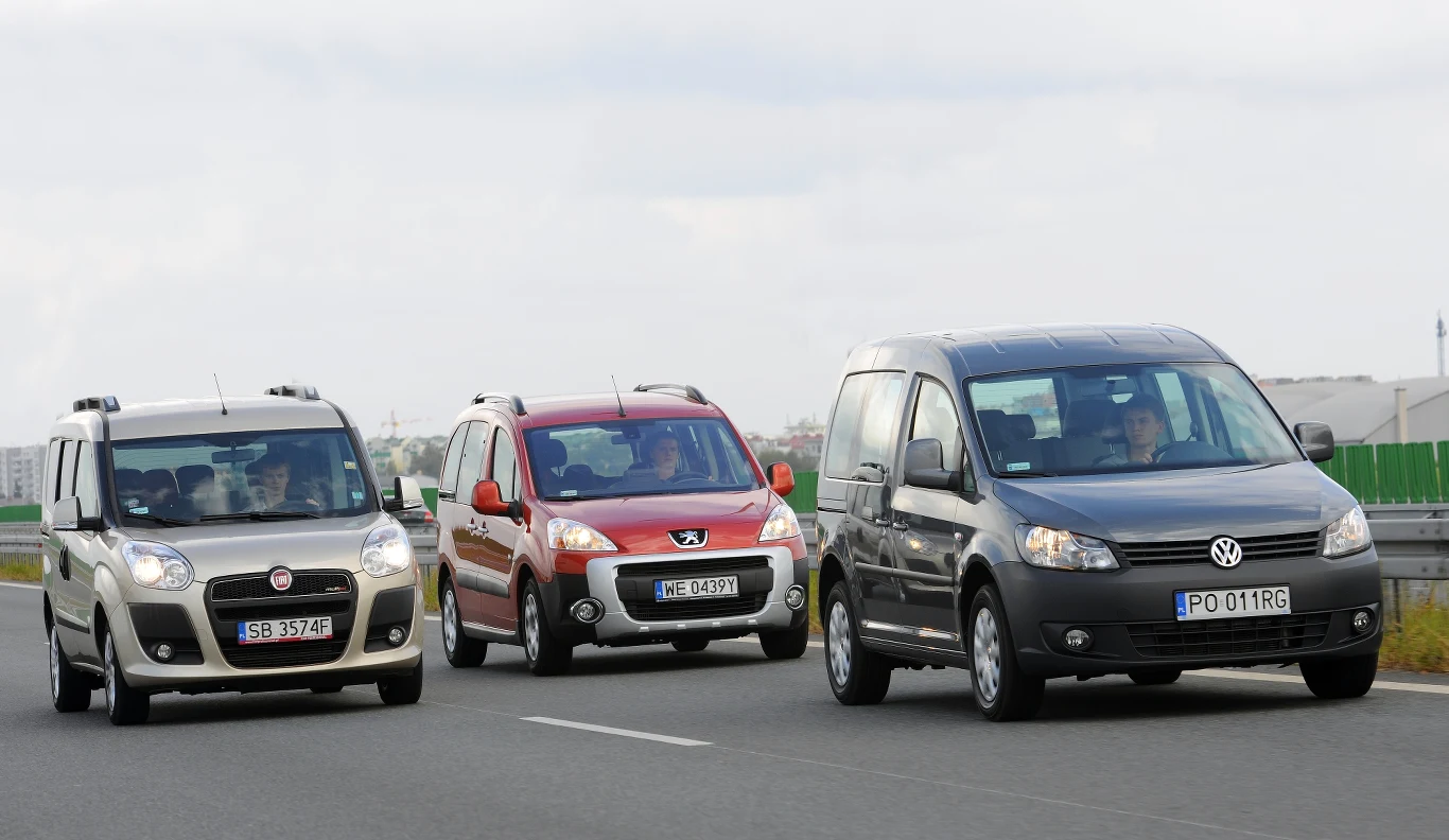 Porównanie: Fiat Doblo, Peugeot Partner, Volkswagen Caddy - Motoryzacja ...