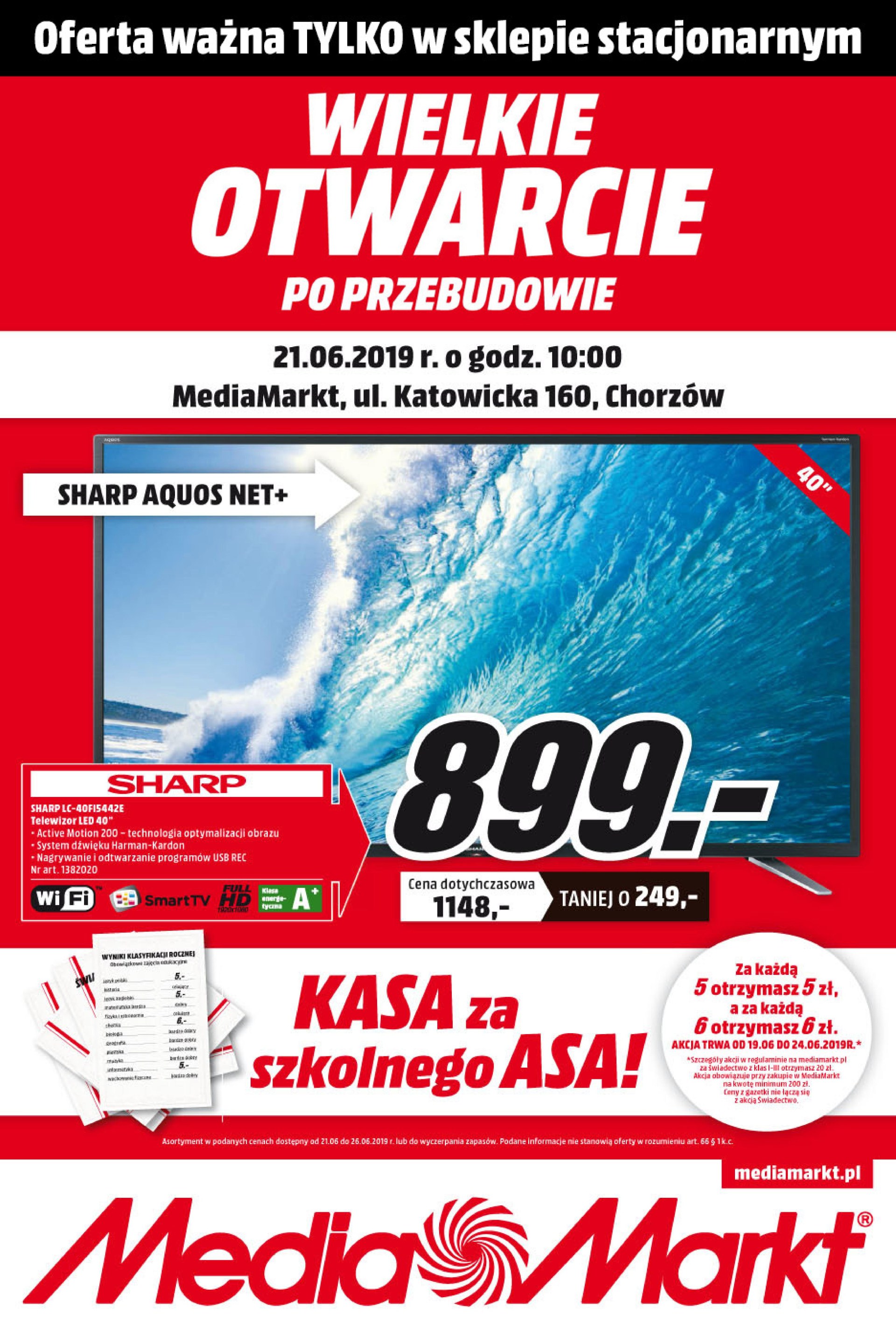 Media Markt Gazetka promocyjna 21-26.06 | Okazjum.pl