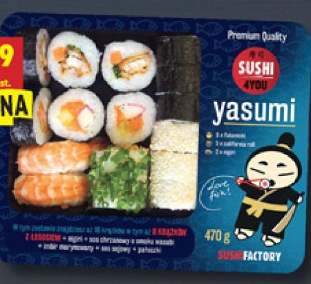Sushi Yasumi - promocja Biedronka - Ding.pl