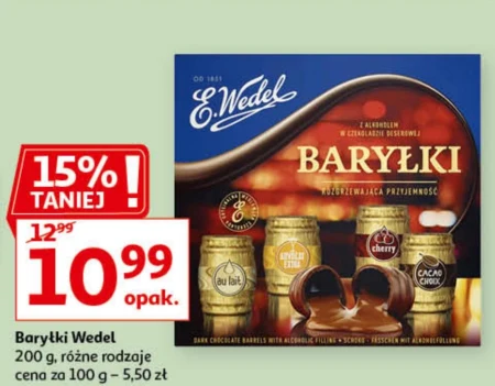 Baryłki Wedel - 15% TANIEJ! - promocja Auchan Hipermarket - Ding.pl