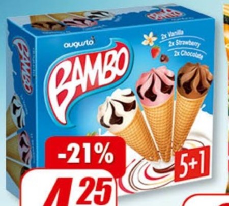 Lody Bambo - 20% TANIEJ! - promocja Dino - Ding.pl
