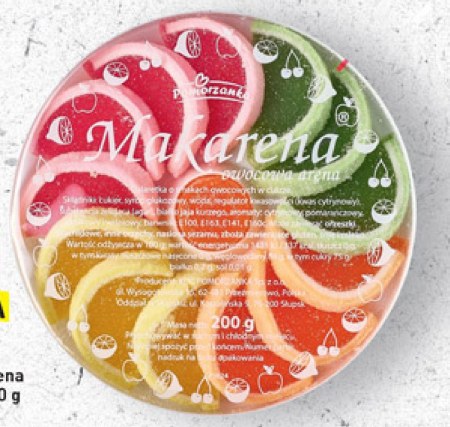 Galaretka Makarena Pomorzanka - promocja Biedronka - Ding.pl