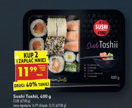 Sushi Sushi4You - promocja Biedronka - Ding.pl