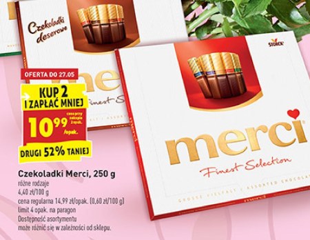 Bombonierka Merci - promocja Biedronka - Ding.pl