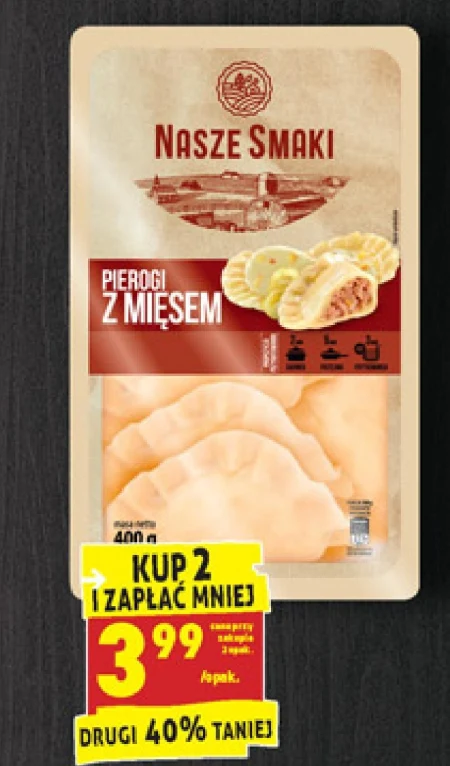 Pierogi Nasze Smaki - promocja Biedronka - Ding.pl