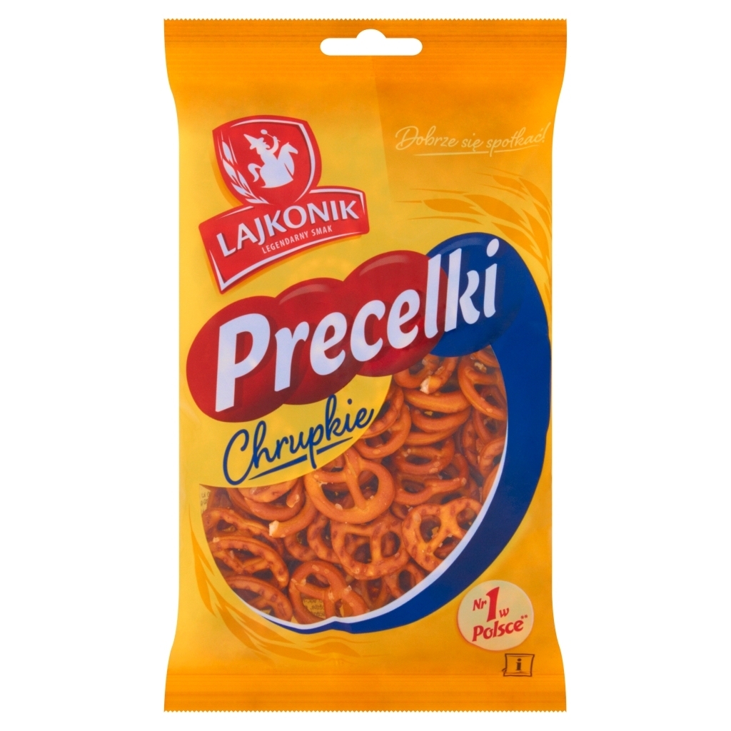Lajkonik Precelki chrupkie 130 g - promocja Stokrotka Express - Ding.pl