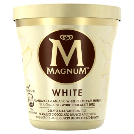 Magnum White Lody 440 ml - 36% TANIEJ! - promocja Kaufland - Ding.pl