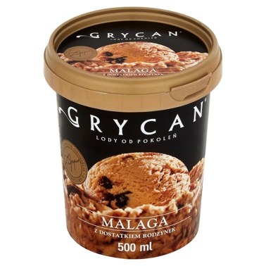 Grycan Lody malaga 500 ml - promocja Żabka - Ding.pl