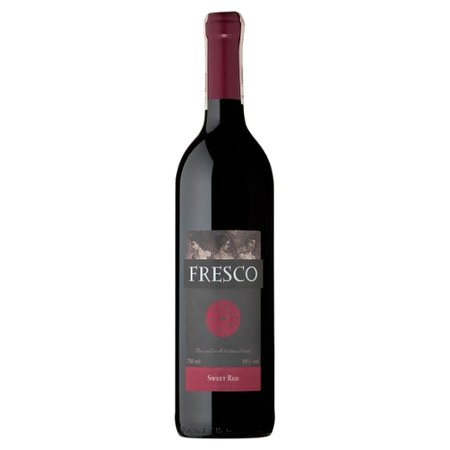 Fresco Wino czerwone słodkie polskie 750 ml - promocja Topaz - Ding.pl