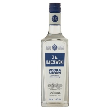 J.A. Baczewski Vodka Monopolowa Wódka 700 ml - 9% TANIEJ! - promocja ...