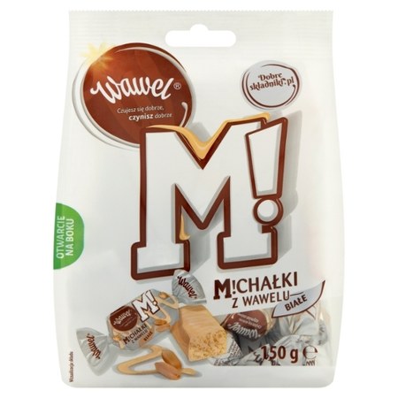 Wawel Michałki z Wawelu Białe Cukierki w białej polewie 150 g ...
