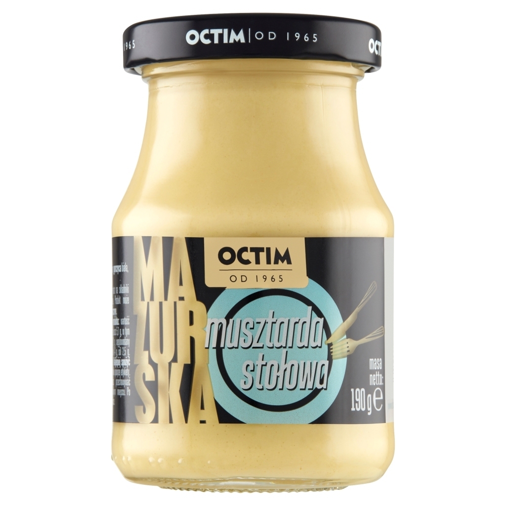 Octim Musztarda stołowa 190 g - promocja Auchan Hipermarket - Ding.pl