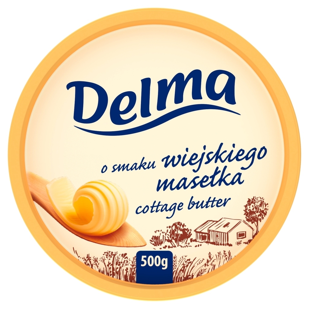 Delma Margaryna o smaku wiejskiego masełka 500 g - 20% TANIEJ ...