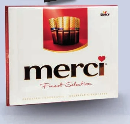 Czekoladki Merci - 13% TANIEJ! - promocja Netto - Ding.pl