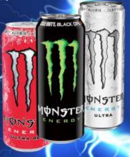 Napój energetyczny Monster - 12% TANIEJ! - promocja Arhelan - Ding.pl