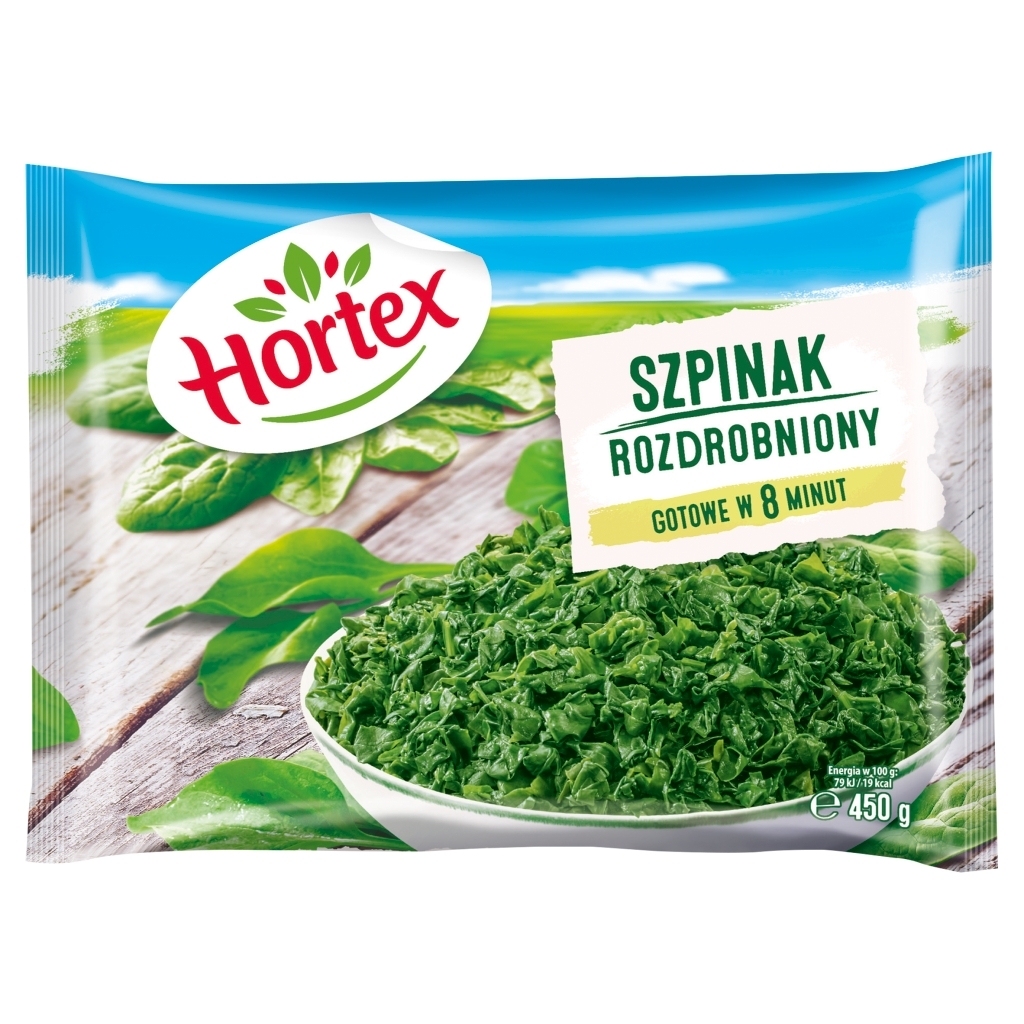 Hortex Szpinak rozdrobniony 450 g - promocja Euro Sklep - Ding.pl