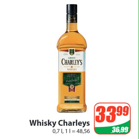 Whisky Charleys - 8% TANIEJ! - promocja Dino - Ding.pl