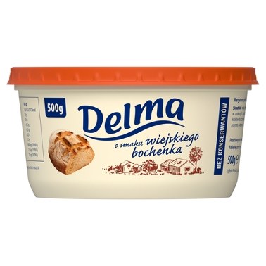Delma Margaryna o smaku wiejskiego bochenka 500 g - promocja Carrefour ...