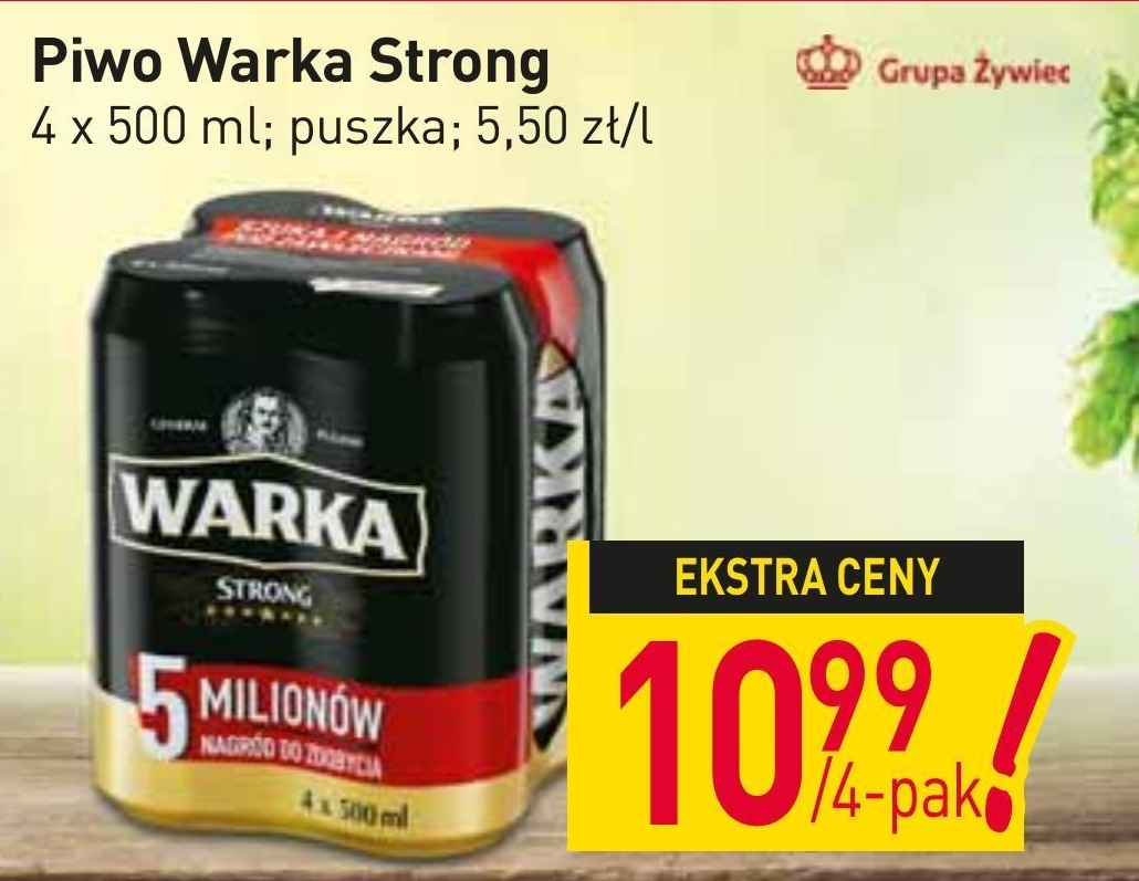 Archiwum | Piwo Warka Strong - Stokrotka Supermarket 20. 08. 2020 - 26 ...