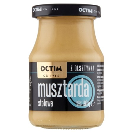 Octim Musztarda stołowa 190 g - promocja Auchan Hipermarket - Ding.pl