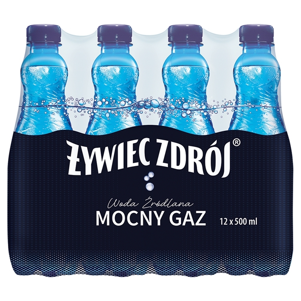 Żywiec Zdrój Woda źródlana mocny gaz 12 x 500 ml – promocje i gdzie ...