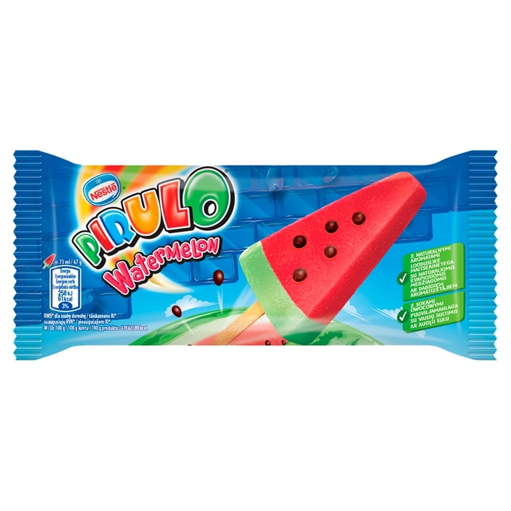 Pirulo Water Melon Lody wodne o smaku arbuzowym i jabłkowym 73 ml - 31% ...