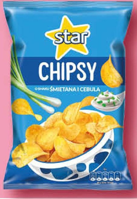 Chipsy Star chips - 25% TANIEJ! - promocja Delikatesy Centrum - Ding.pl