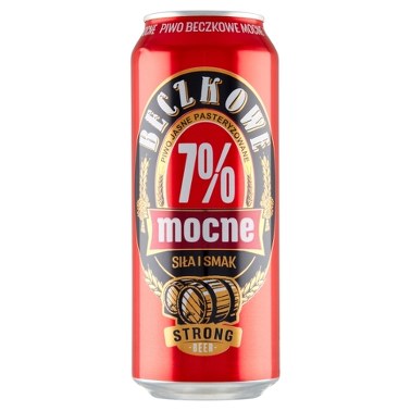 Beczkowe Piwo jasne mocne 7% 500 ml - promocja Twój Market - Ding.pl