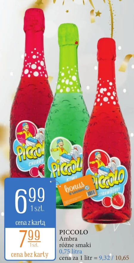 Napój gazowany Piccolo - promocja E.Leclerc - Ding.pl