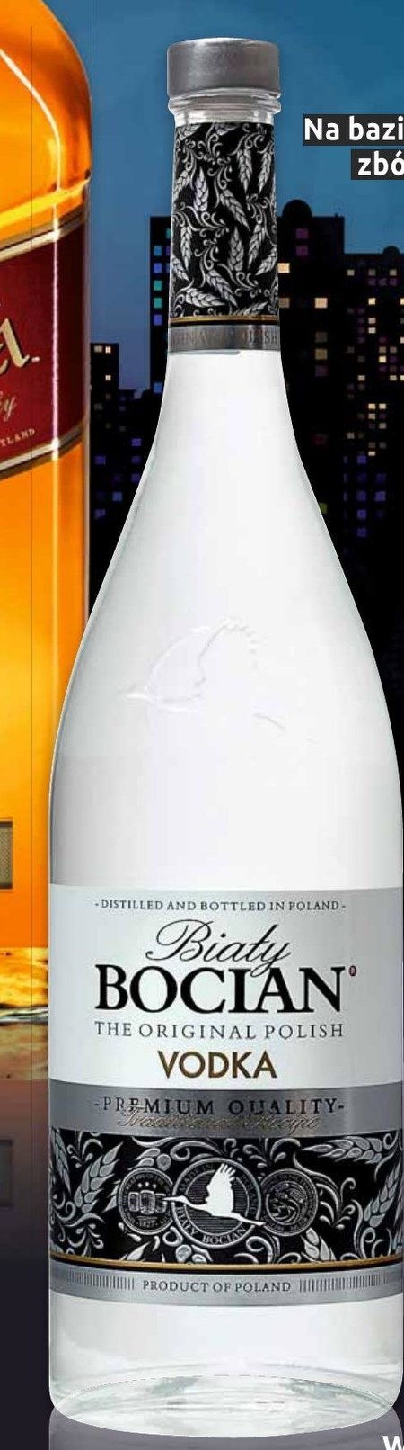 Wódka Biały Bocian - promocja Carrefour - Ding.pl
