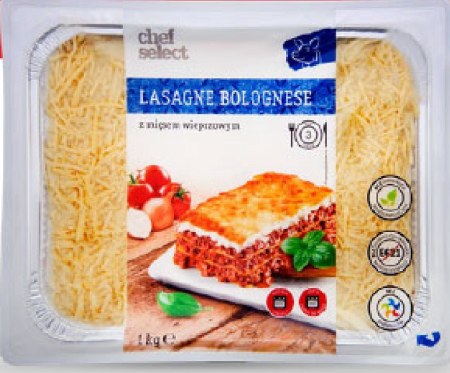 Lasagne Chef Select - 30% TANIEJ! - promocja Lidl - Ding.pl