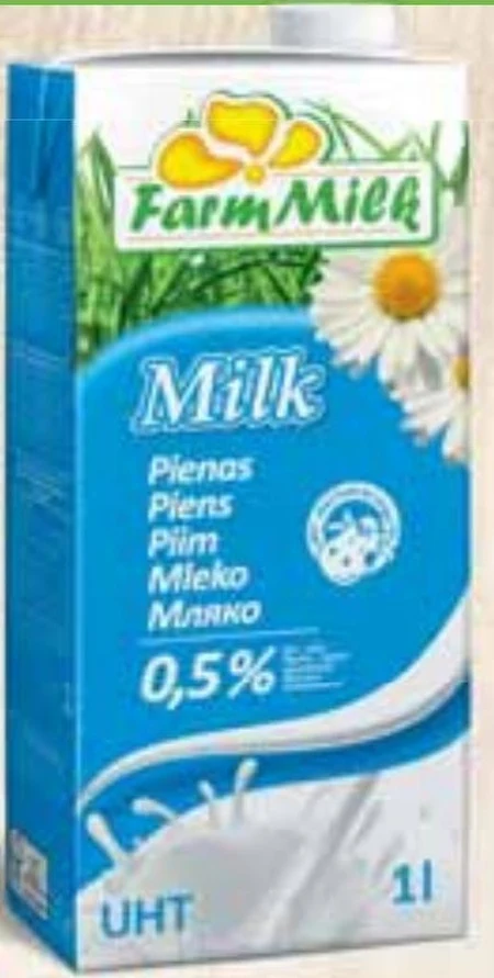 Mleko Farm Milk - promocja Stokrotka Supermarket - Ding.pl