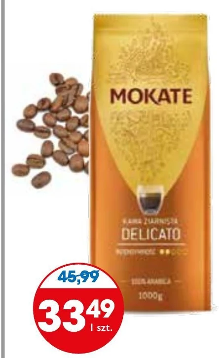 Kawa ziarnista Mokate - 27% TANIEJ! - promocja E.Leclerc - Ding.pl