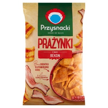 Przysnacki Prażynki o smaku bekon 120 g - promocja Carrefour Market ...