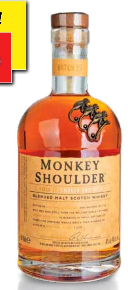 Whiskey Monkey Shoulder - promocja Lidl - Ding.pl