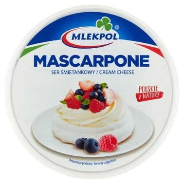 Mlekpol Ser śmietankowy mascarpone 250 g - promocja Eurocash Cash&Carry ...