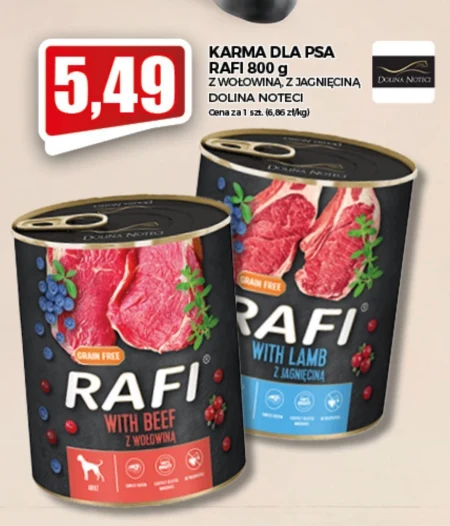 Karma dla psa Rafi - promocja Topaz - Ding.pl