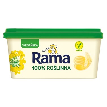 Rama Margaryna 100 % roślinna 450 g - promocja Carrefour Market - Ding.pl