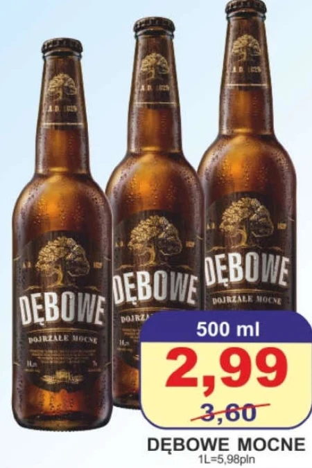 Piwo Dębowe - 16% TANIEJ! - promocja Primus - Ding.pl