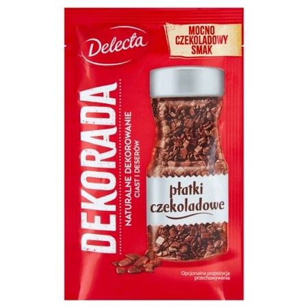 Delecta Dekorada Płatki czekoladowe 40 g - 20% TANIEJ! - promocja Dino ...