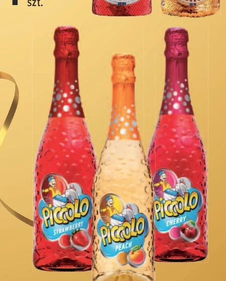 Piccolo Napój bezalkoholowy gazowany o smaku truskawkowym 750 ml ...