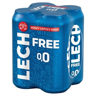 Lech Free Piwo bezalkoholowe 4 x 500 ml - promocja Passa - Ding.pl