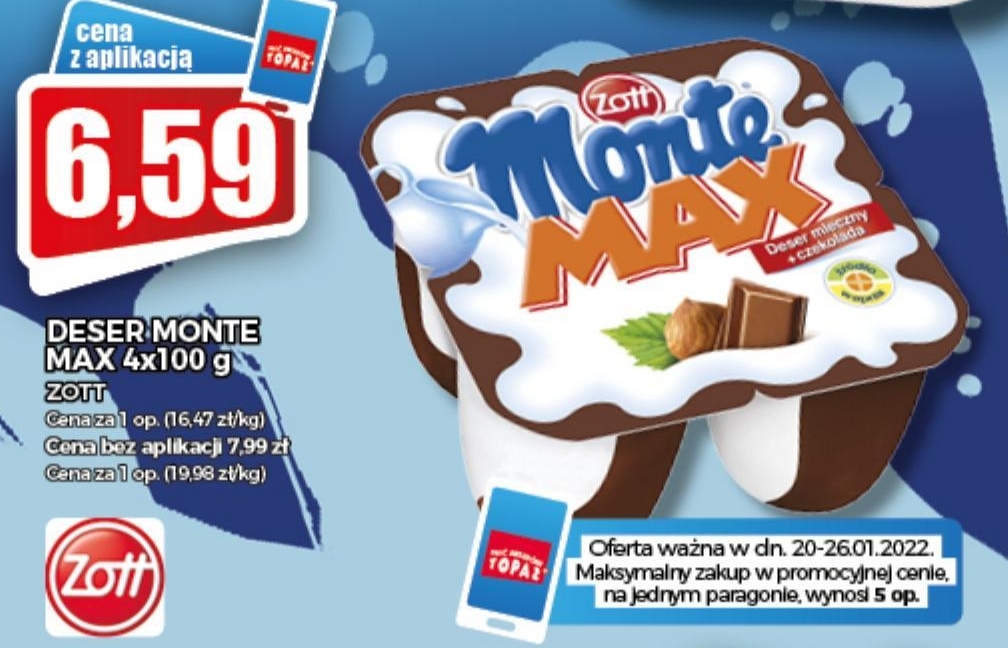 Archiwum | Serek Monte - Topaz 20. 01. 2022 - 26. 01. 2022 | PromoCeny ...