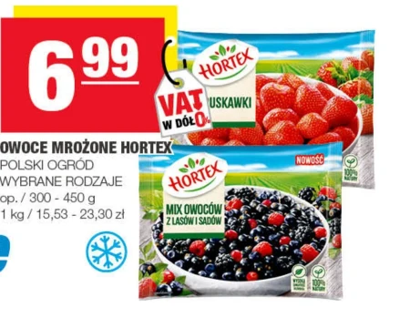 Owoce mrożone Hortex - promocja SPAR - Ding.pl
