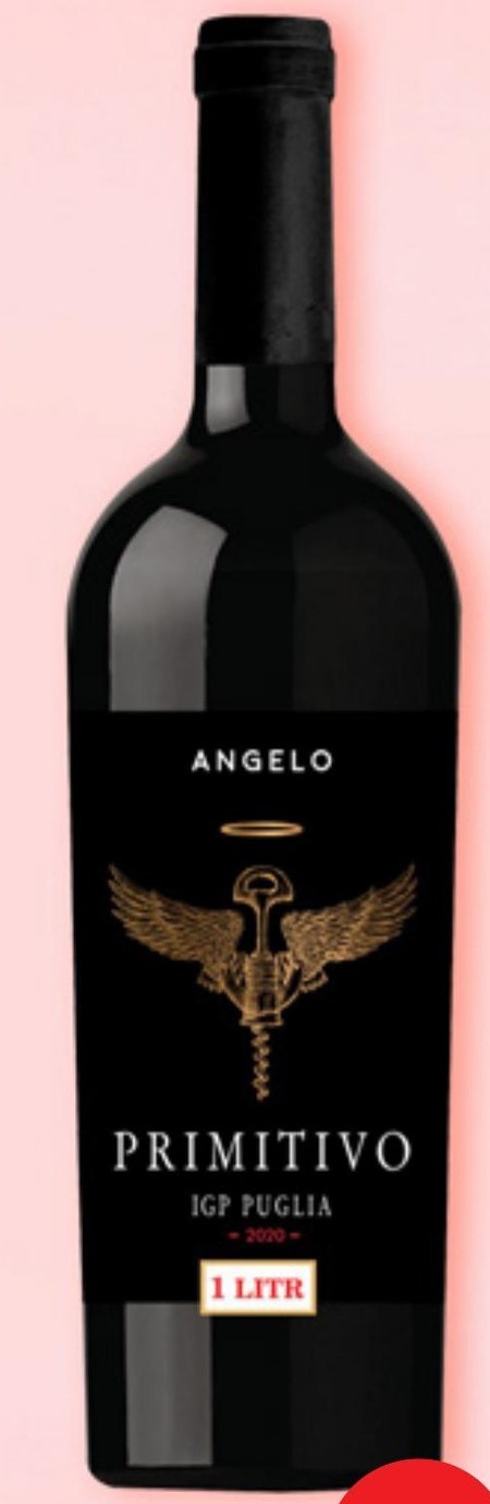 Wino Angelo Primitivo - promocja Żabka - Ding.pl