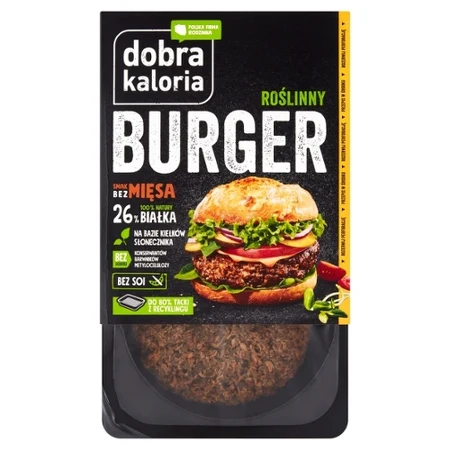 Dobra Kaloria Roślinny burger 170 g (2 sztuki) - promocja Lidl - Ding.pl